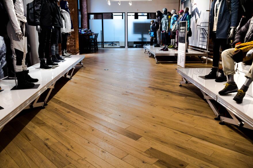 North Face Showroom :: MERCER white oak - reSAWN TIMBER co.