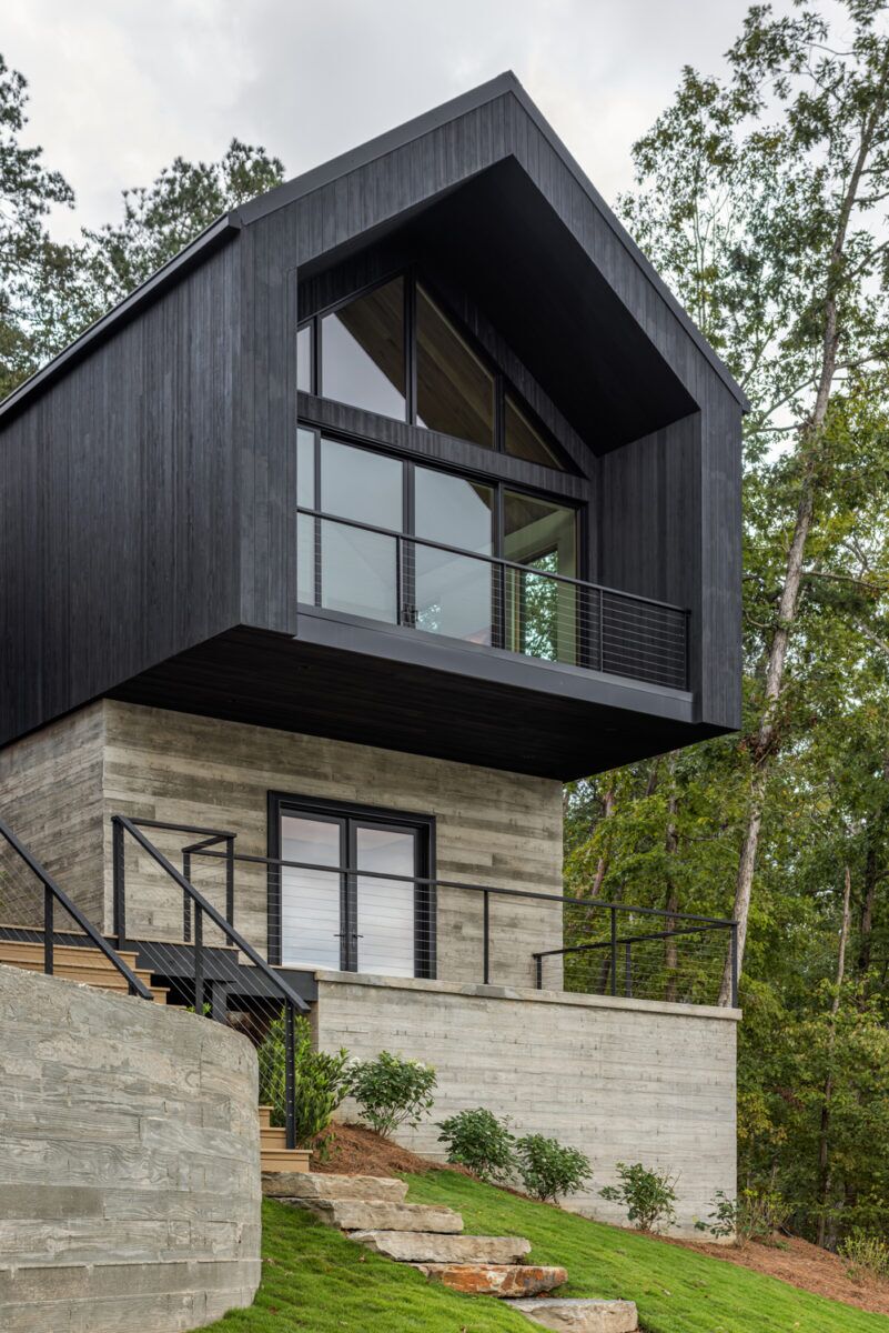CROOKED TREE LODGE :: NERO Exterior Cladding and AMITY European White ...