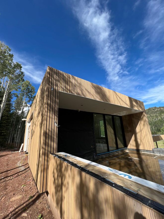 Aspen Meadows :: CUSTOM Abodo® Vulcan Cladding - reSAWN TIMBER co.